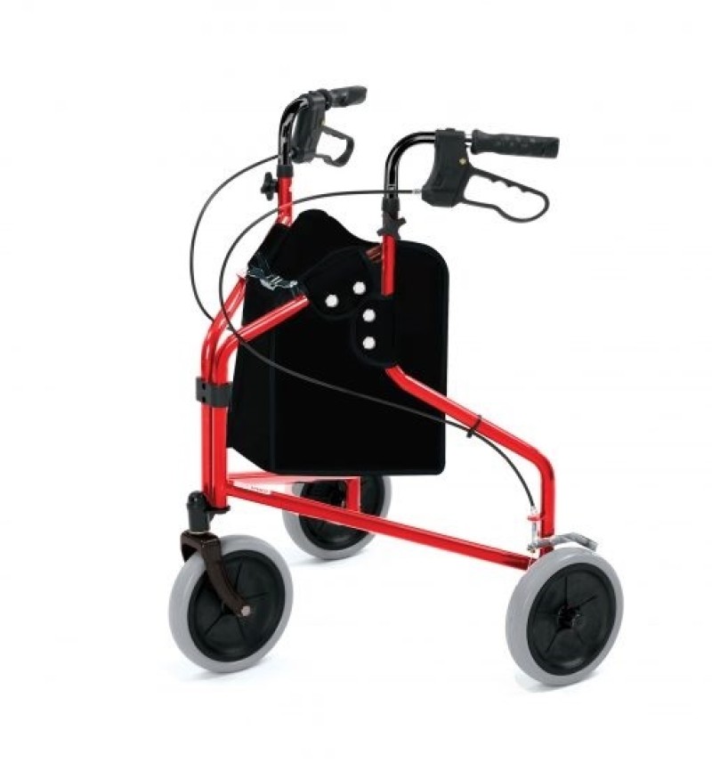 2340 : Lightweight Tri-Wheel Walker with Loop Brakes